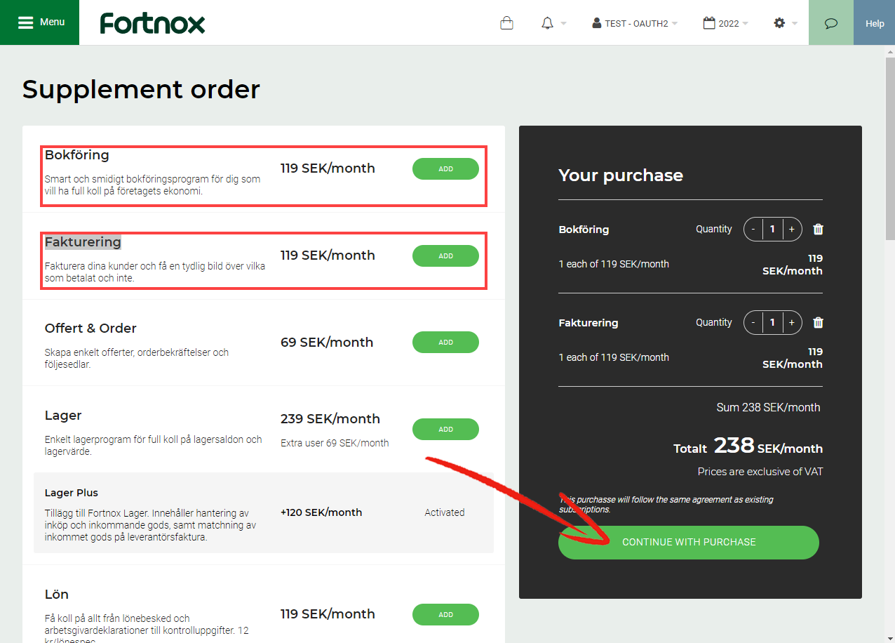 Setting up Accounting System: Fortnox – LEX247