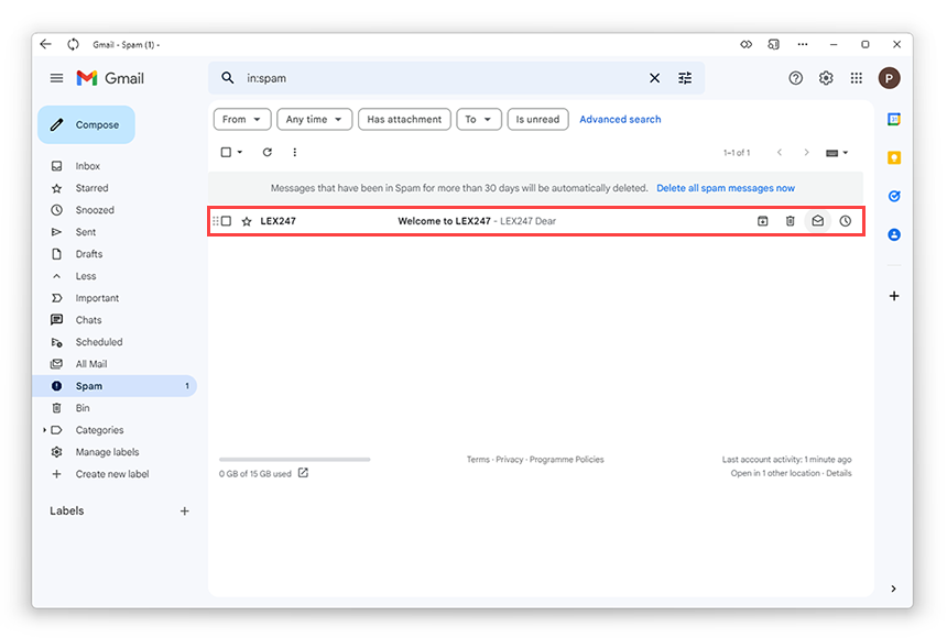 Why did I not receive an Activation Email? – LEX247