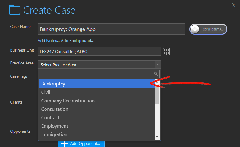 How to Create a Bankruptcy Case – LEX247