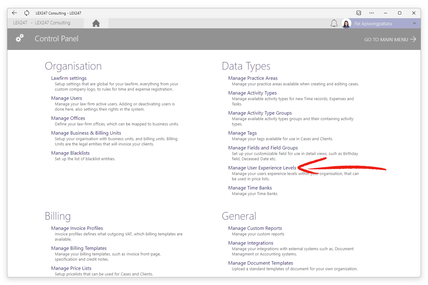 How to Add a User Experience Level – LEX247